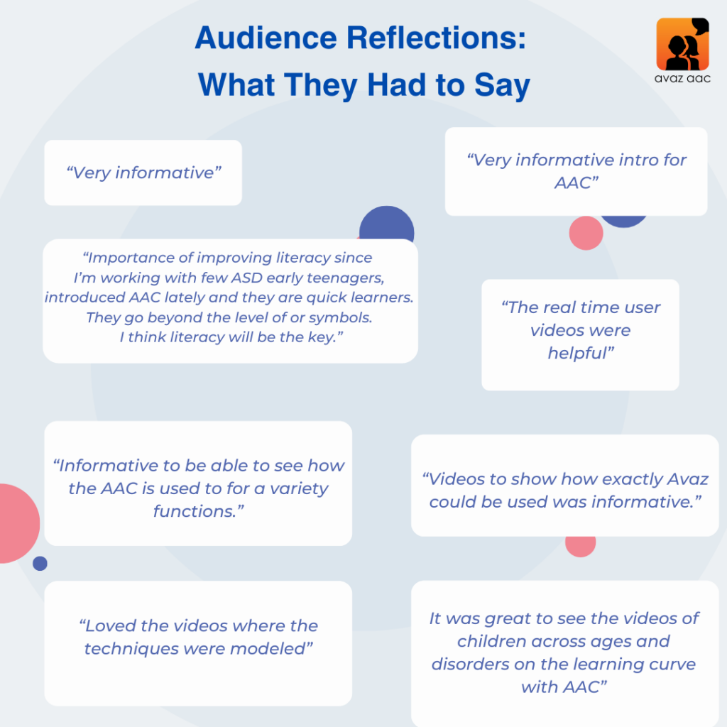 AAC: From Communication Development to Literacy - Avaz Inc.